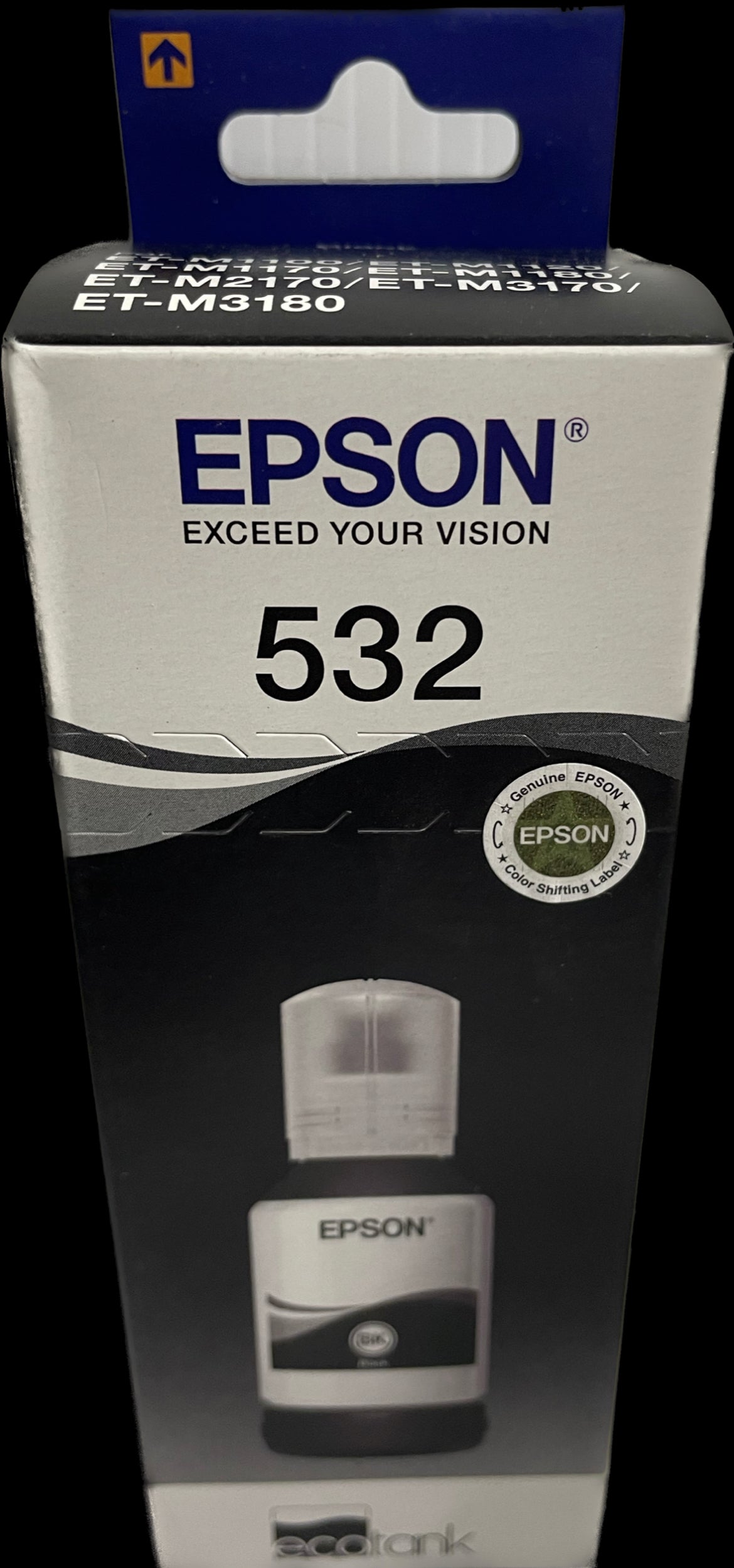 Epson OEM T532 Black Eco Tank Bottle – Cartridge Universe Whitsundays